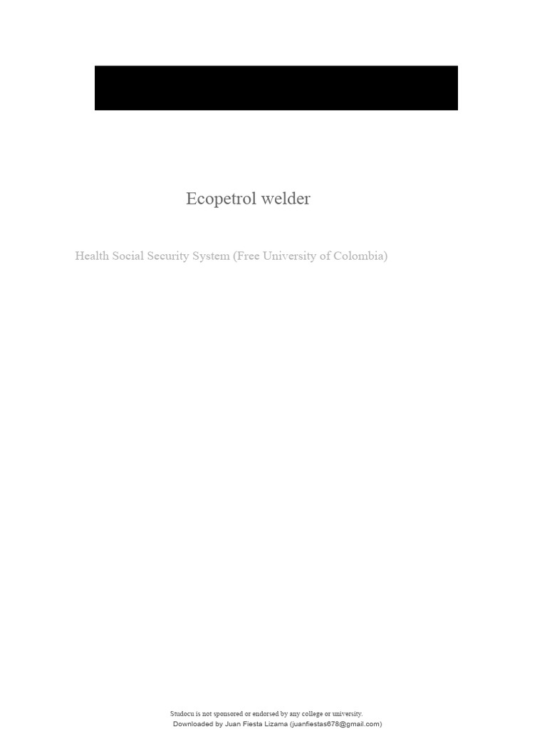 Welding ATS Ecopetrol | PDF | Welding | Construction