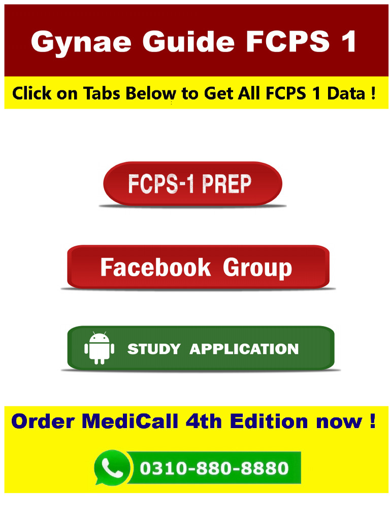Guia de Estudo para FCPS 1 em Ginecologia | PDF | Pélvis | Gravidez