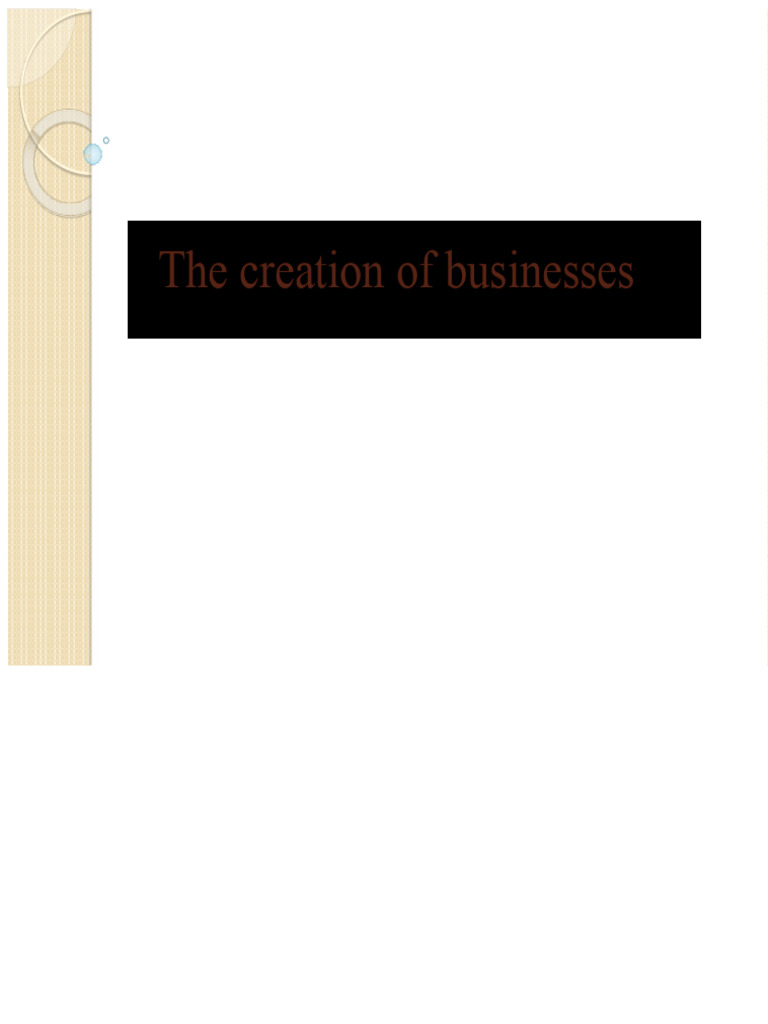 Business Creation Process Explained | PDF | Partnership | Limited ...