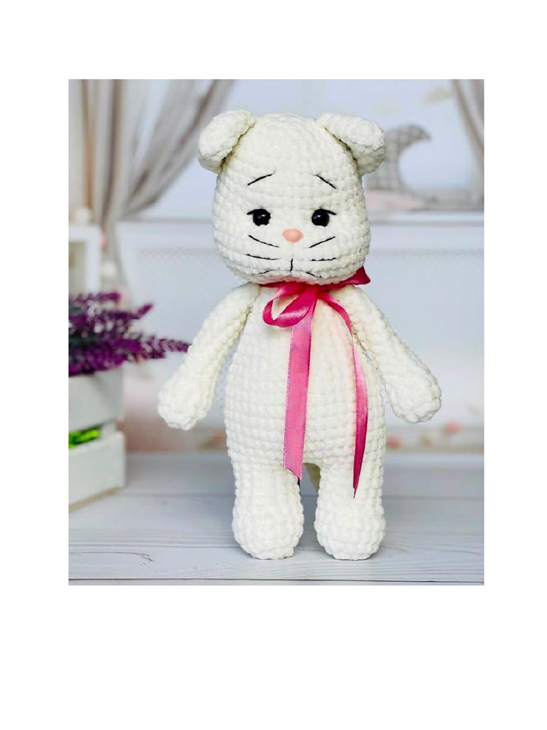 Polos Kucing Amigurumi Pola Gratis Langkah demi Langkah | PDF