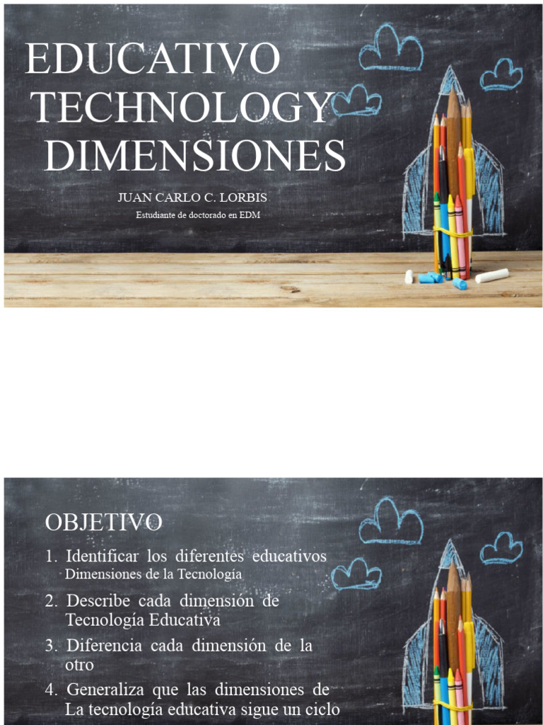 Dimensiones de La Tecnología Educativa | PDF | Aprendizaje | Tecnologia Educacional