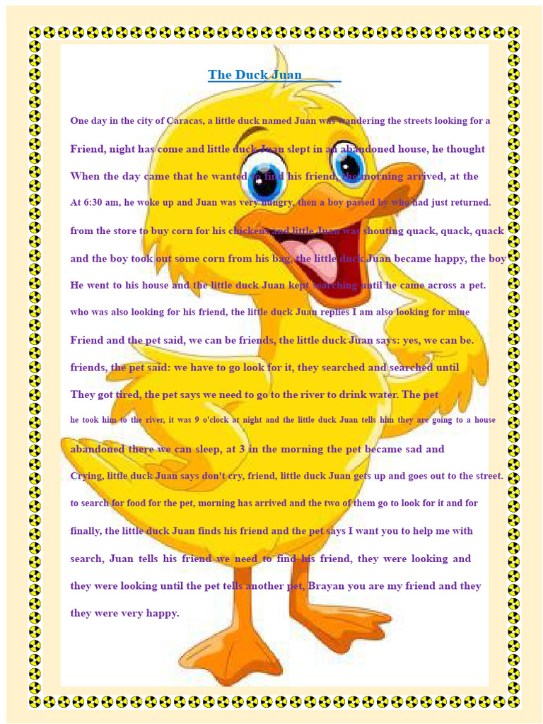 The Little Duck Juan | PDF