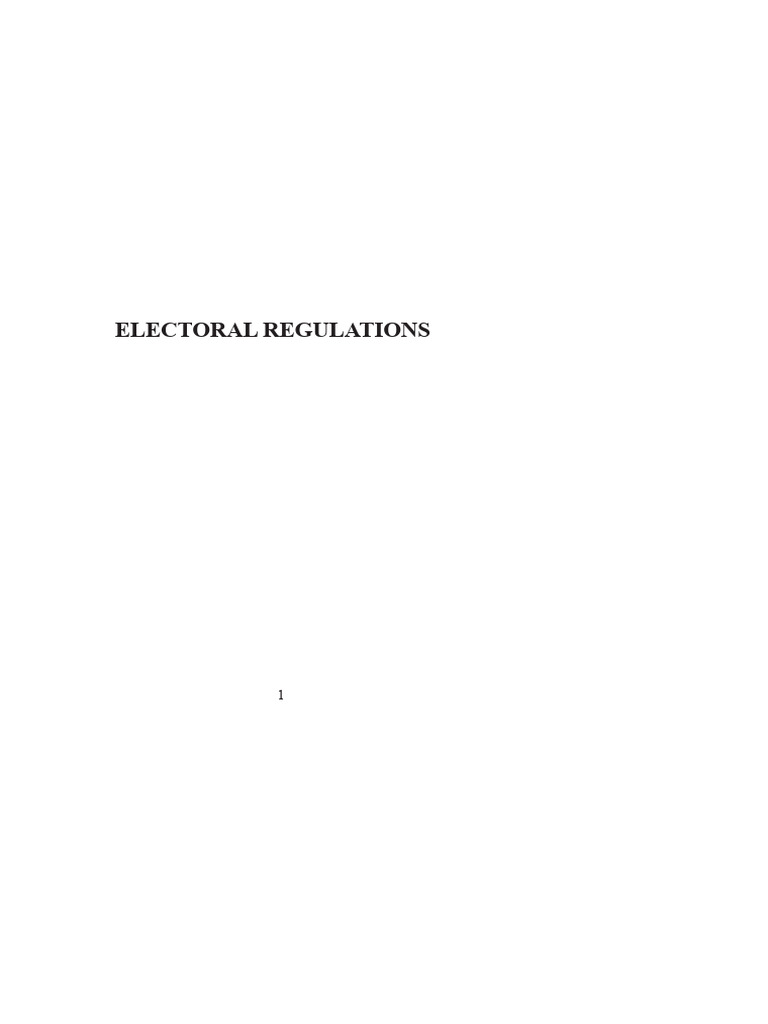 MPLA Electoral Regulations Overview | PDF | Voting | Elections