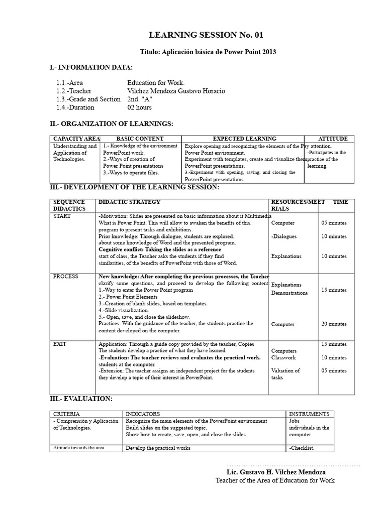 Learning Section - Power Point | PDF | Microsoft Power Point | Learning