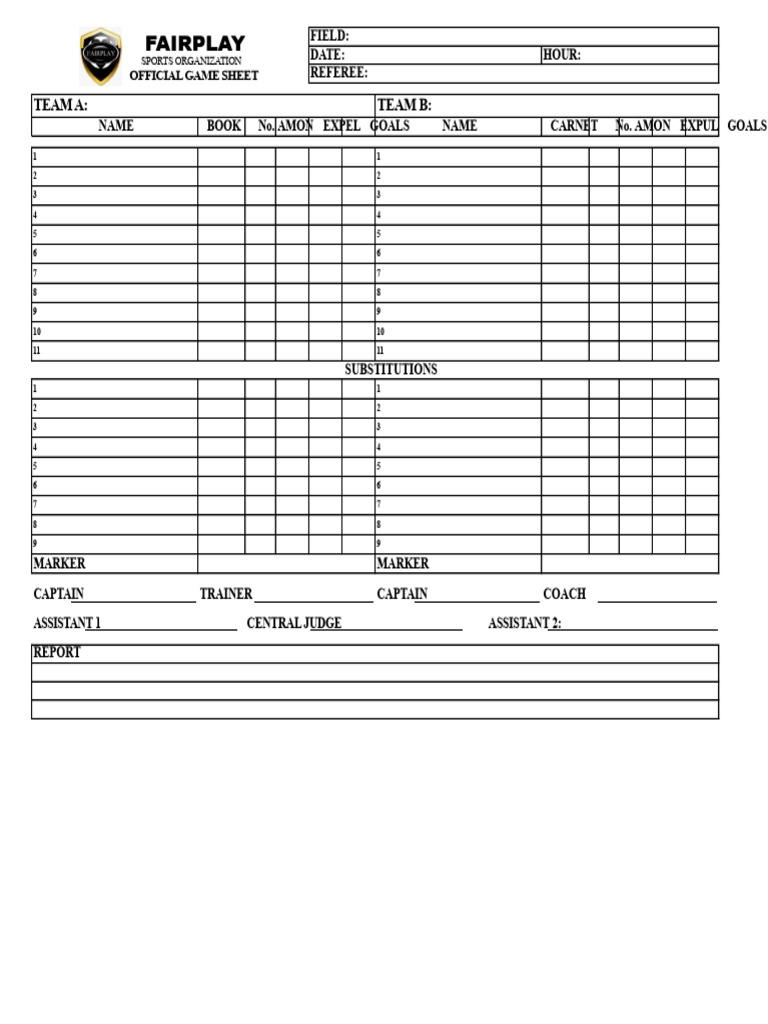 SOCCER FORM.pdf | PDF