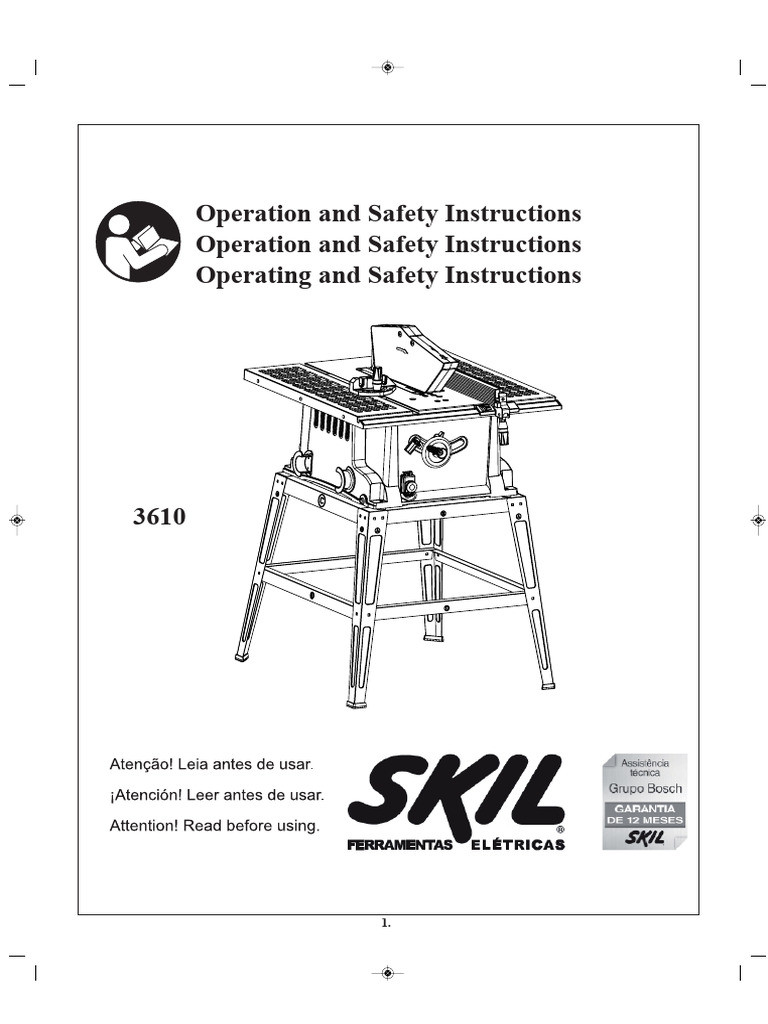 Circular Saw Operation and Safety Guide | PDF | Electrical Connector ...