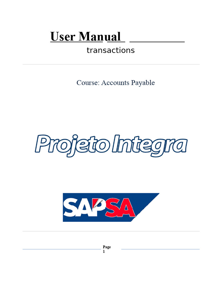 Understanding AP Invoices in SAP | PDF | Accounts Payable | Business