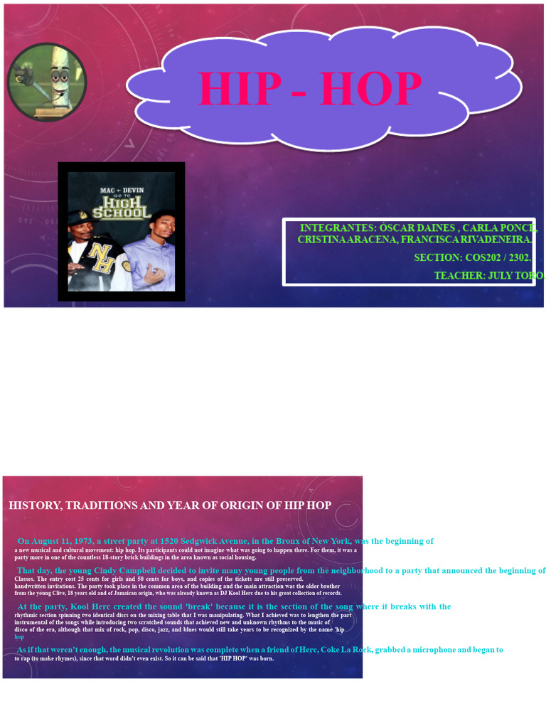 Presentation of Hip Hop | PDF | American Popular Music | African ...