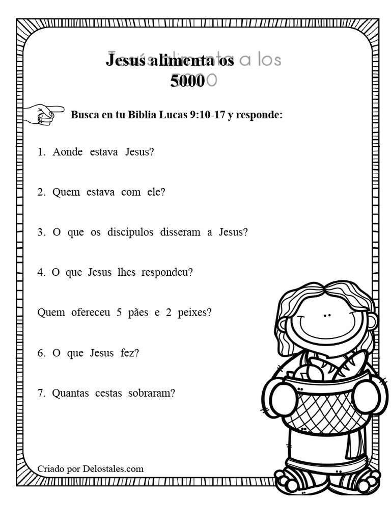 Jesus Alimenta 5000: Resumo e Reflexões | PDF