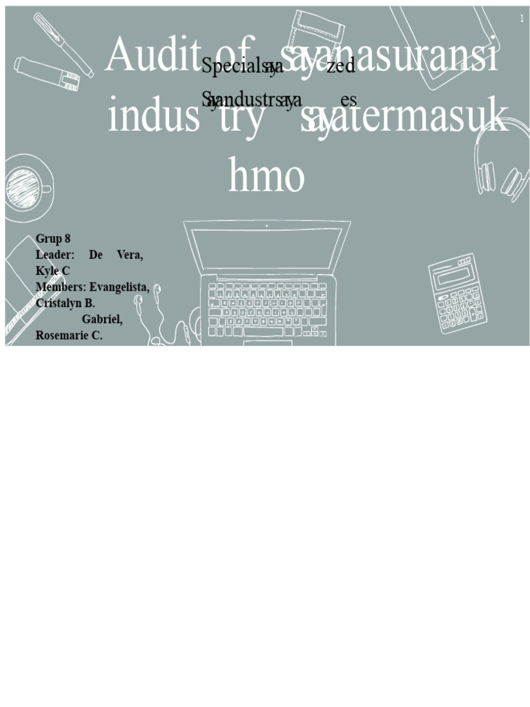 Kelompok 8 Audit Perusahaan Asuransi Termasuk HMO | PDF