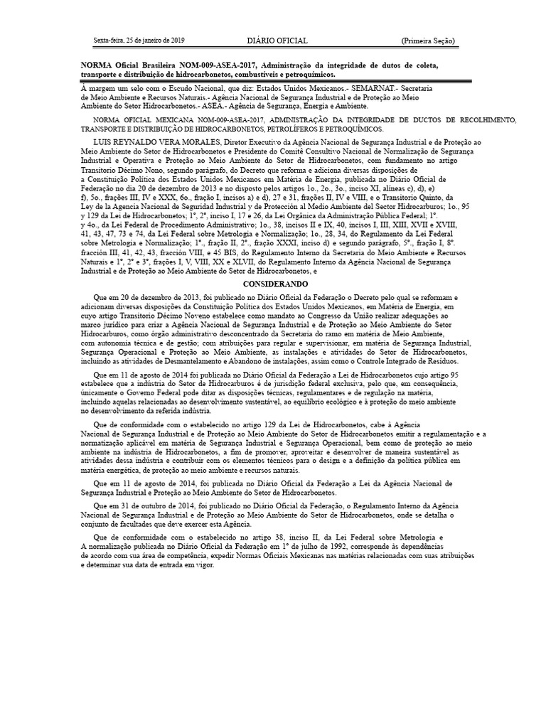 NORMAS_OFICIAIS_MEXICANAS_NOM-009-ASEA-2017 | PDF | México | Metrologia