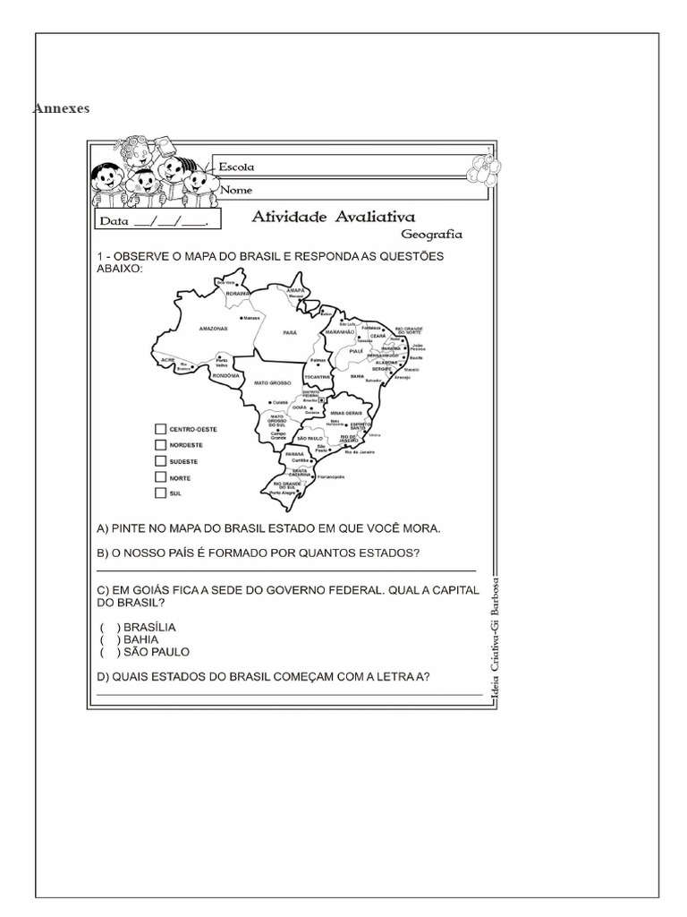 Political Division of Brazil Geography Booklet | PDF | Tropics | Plateau