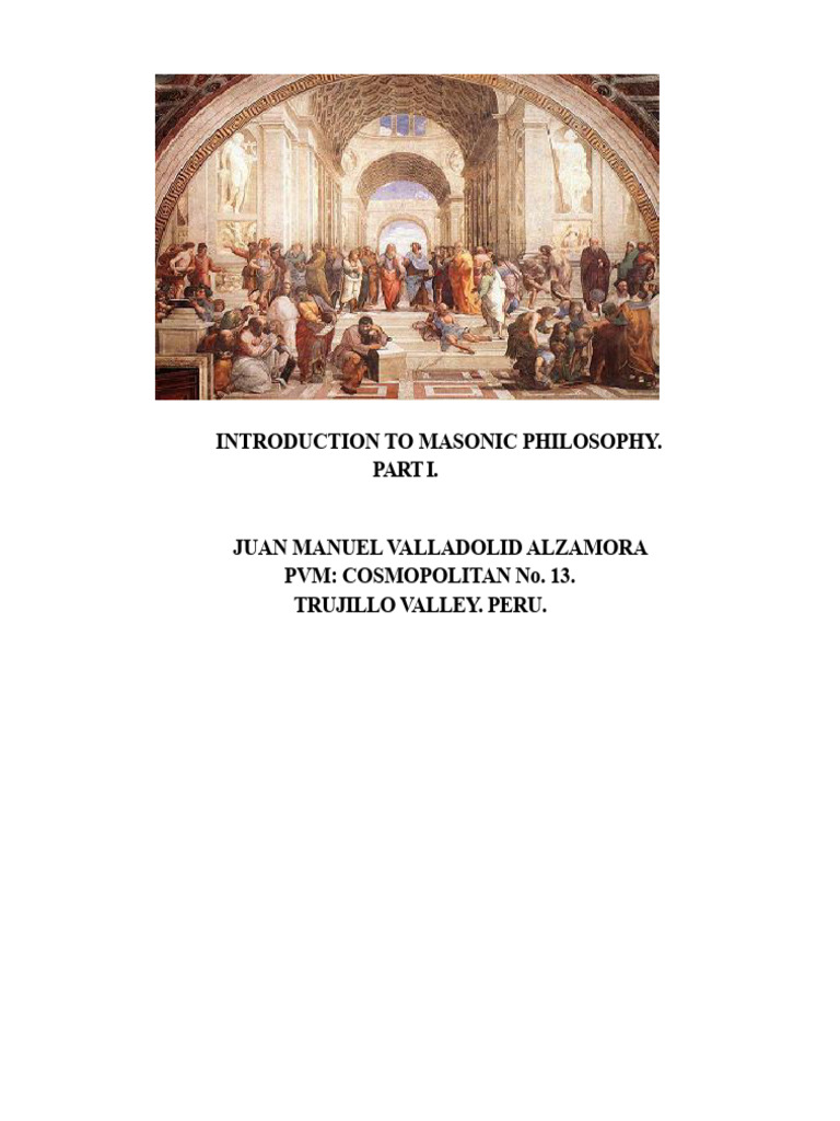 Introduction To Masonic Philosophy | PDF | Hermeticism | Hermes ...