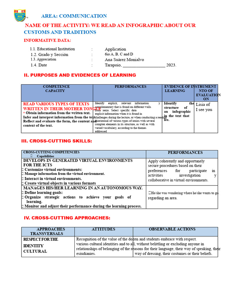 We Read An Infographic | PDF | Information | Reading Comprehension