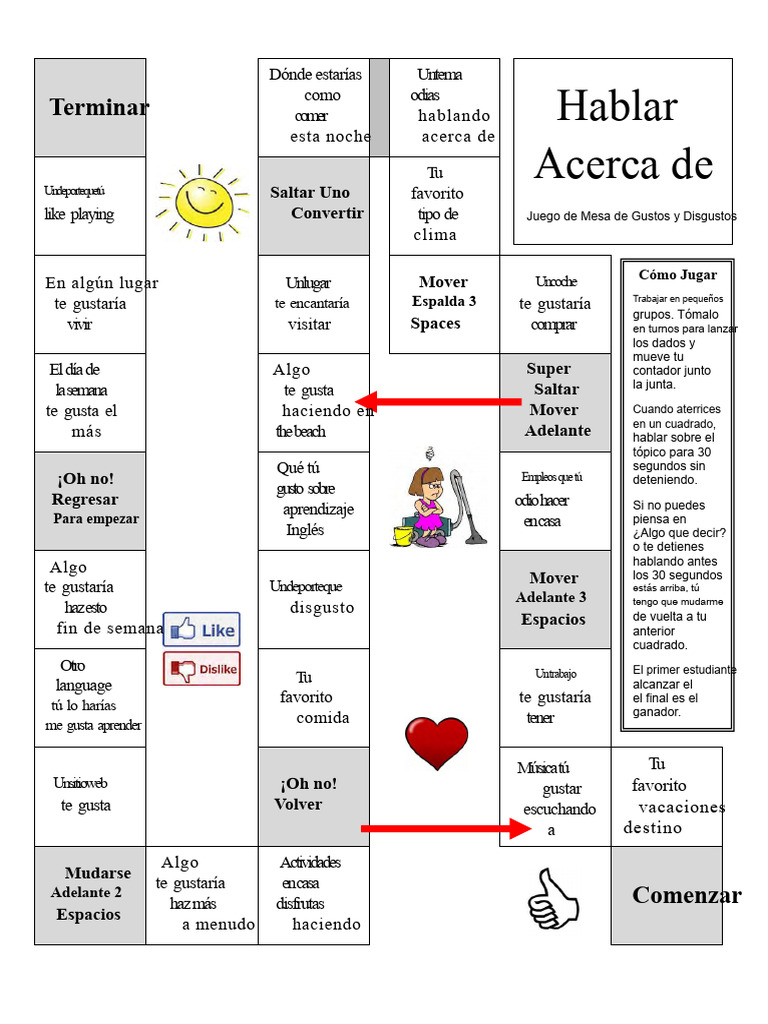 Hablar Sobre Juegos de Mesa | PDF | Juegos de mesa