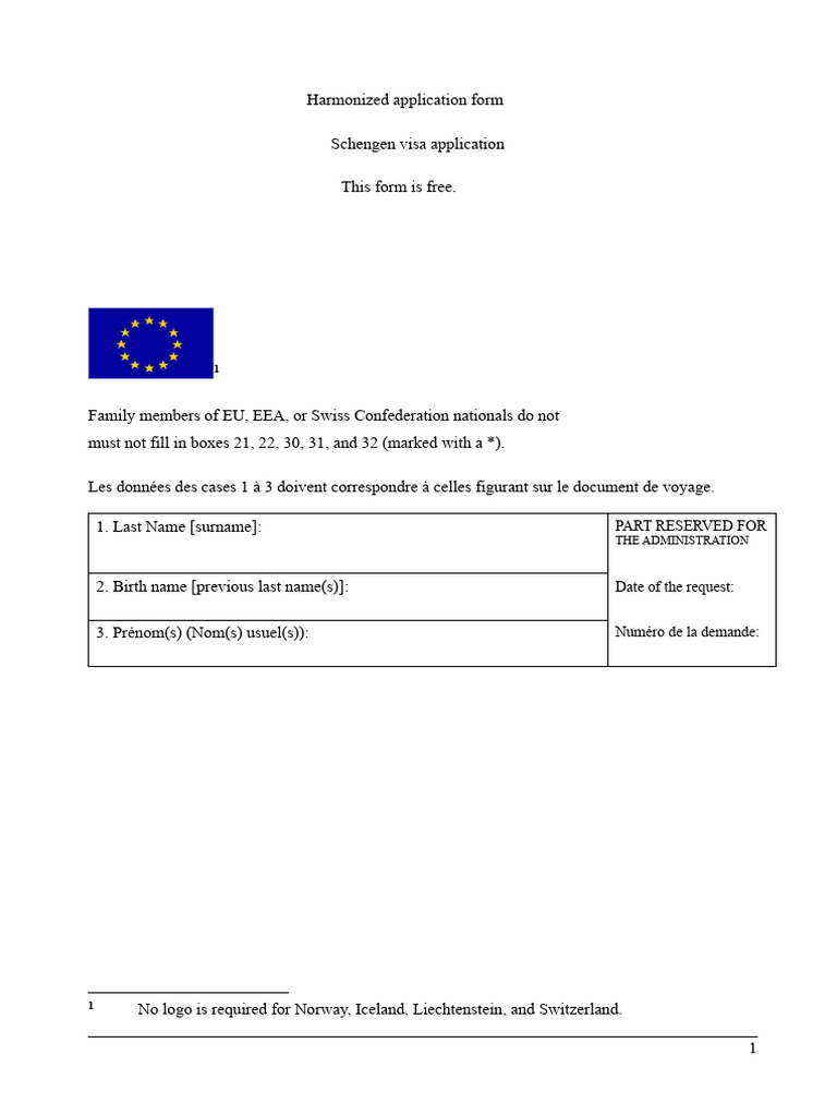 Schengen Visa Application Form Guide | PDF | Travel Visa | Passport
