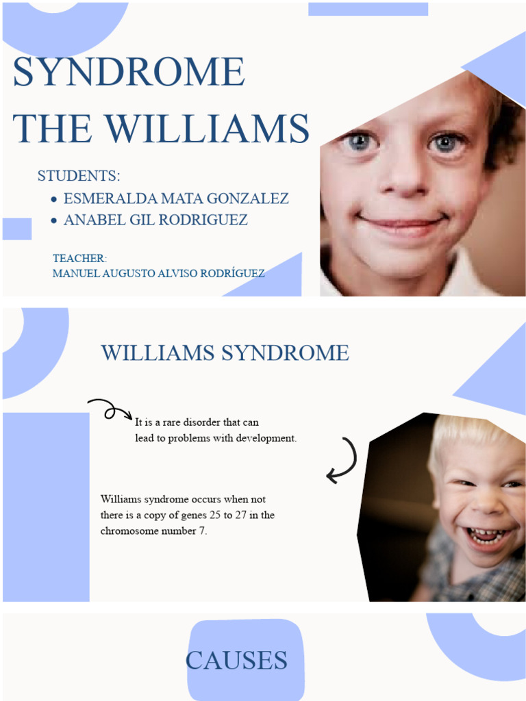 Williams Syndrome | PDF | Human Diseases And Disorders | Medical ...