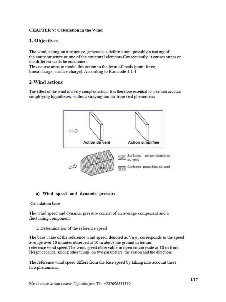 Wind Load Calculations for Structures | PDF | Pressure | Slope