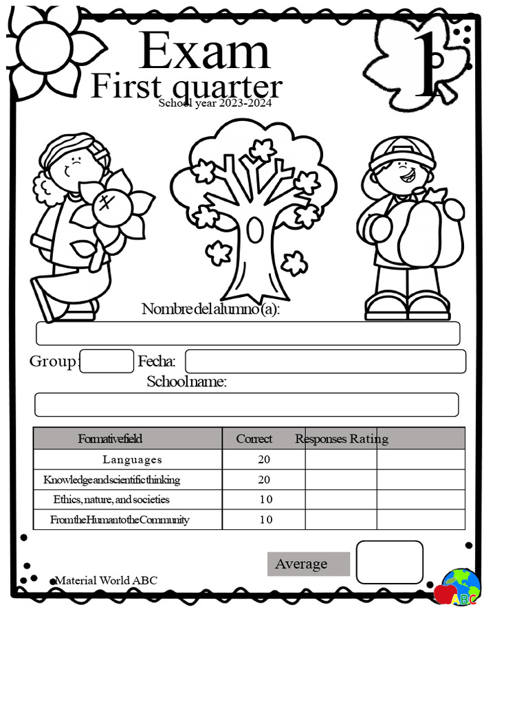 1st Quarter Student Assessment Activities | PDF