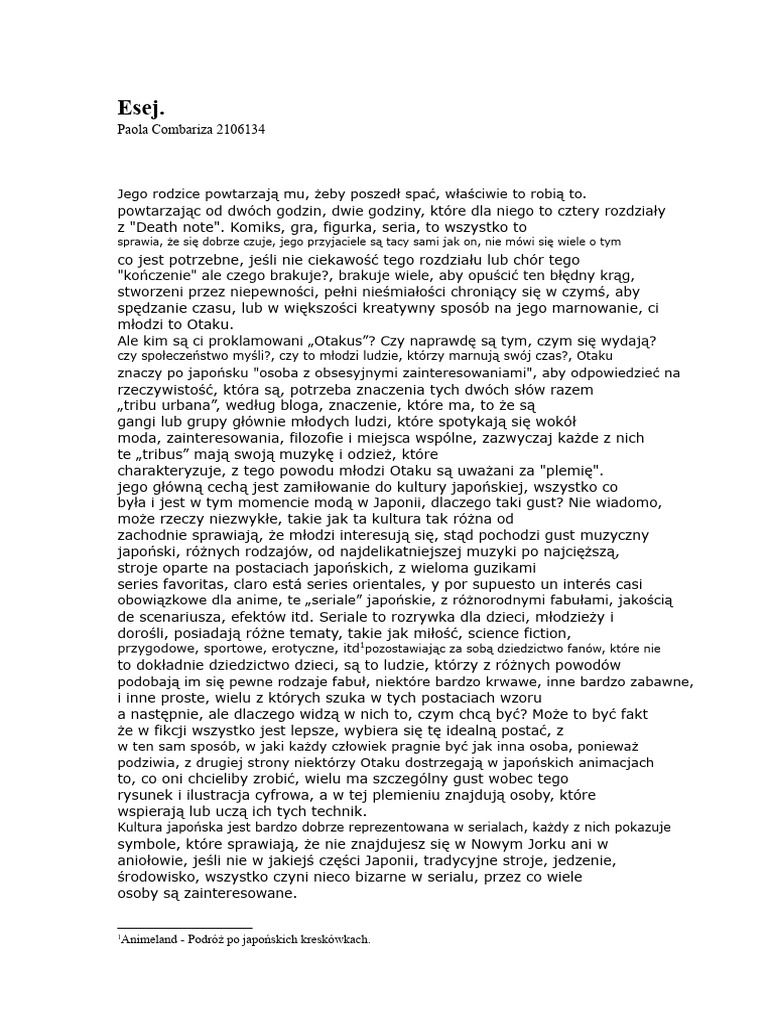 otaku esej | PDF