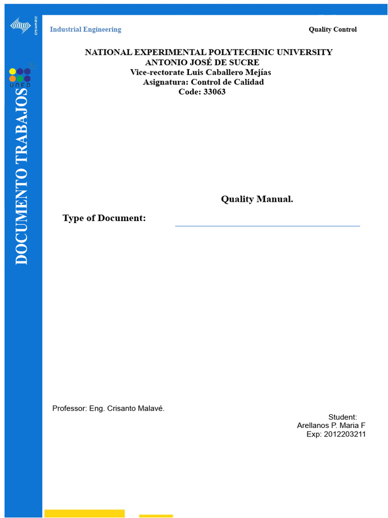 Quality Control Manual | PDF | Quality Management | Quality Management ...
