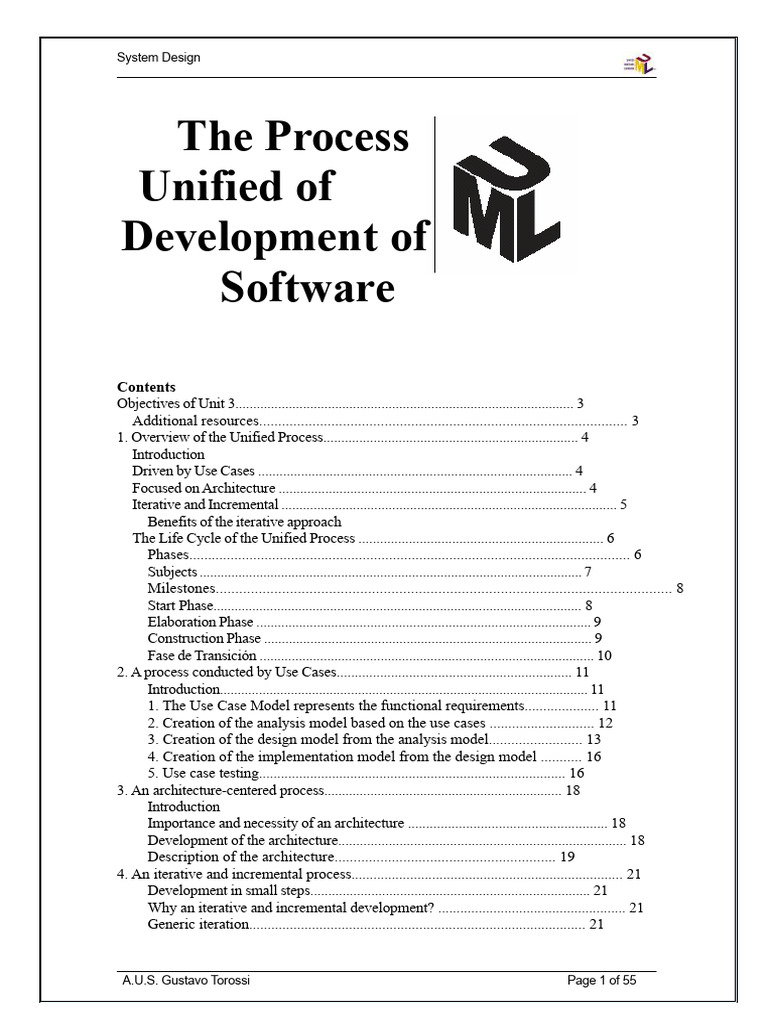 3 - Unified Development Process | PDF | Use Case | System