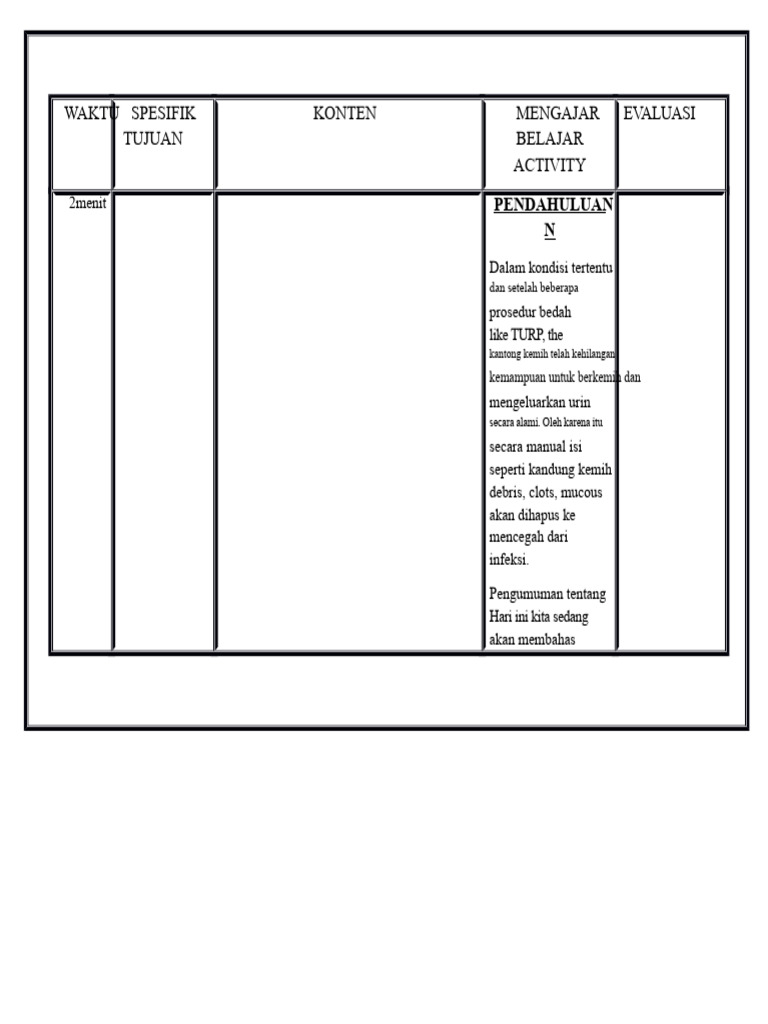 Irigasi Kandung Kemih | PDF