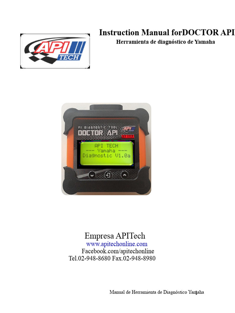 Doctor API Yamaha en | PDF | Inyección de combustible | Conector eléctrico