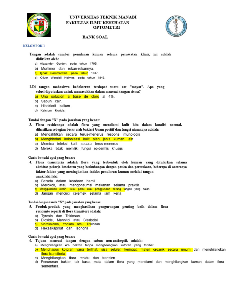 Kebersihan Tangan dan Infeksi di Rumah Sakit | PDF
