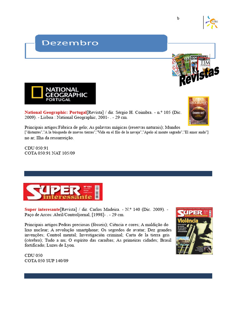 National Geographic: Edição de Portugal 2009 | PDF