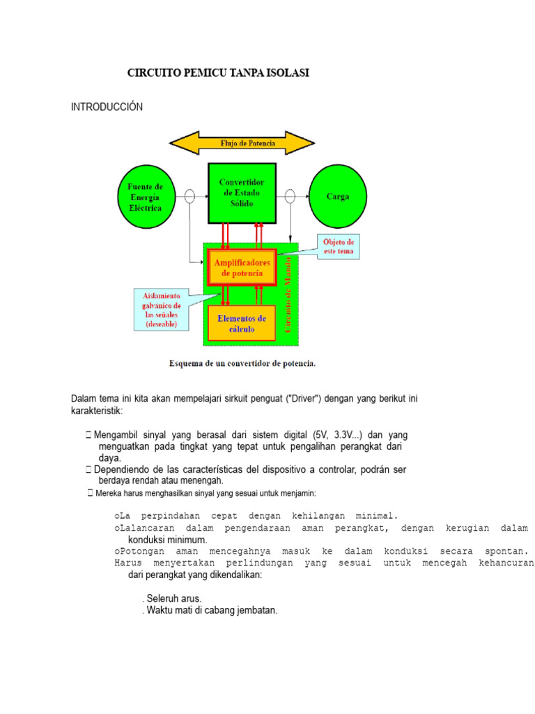 Sirkuit Pemicu Tanpa Isolasi untuk MOSFET dan BJT | PDF