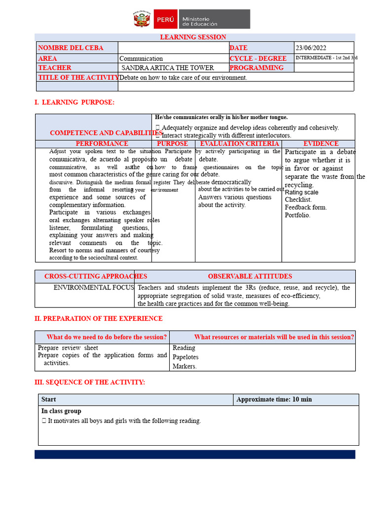 Learning Session June 23 Communication | PDF | Communication | Evaluation