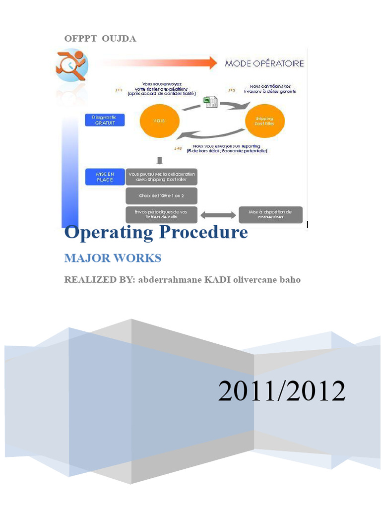 Operating Procedure | PDF | Concrete | Stairs