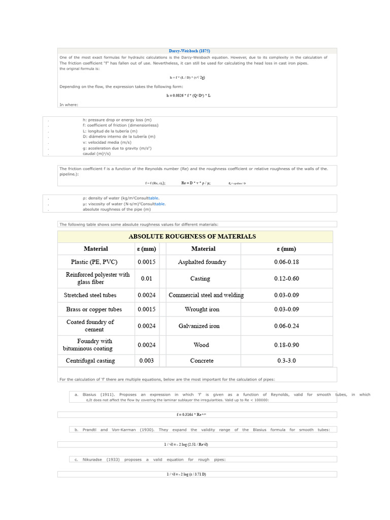 168967429-Tables-Roughness Coefficient | PDF | Civil Engineering ...