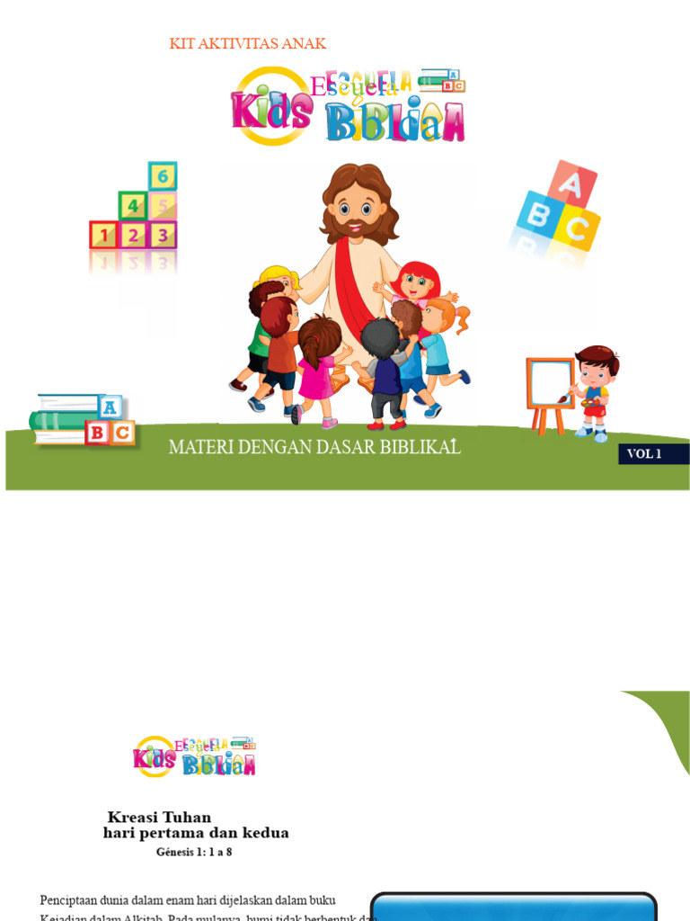 01 - JANUARI - CERITA ALKITAB - SEKOLAH ALKITAB ANAK | PDF
