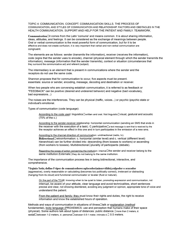 THEME 4 | PDF | Communication | Empathy