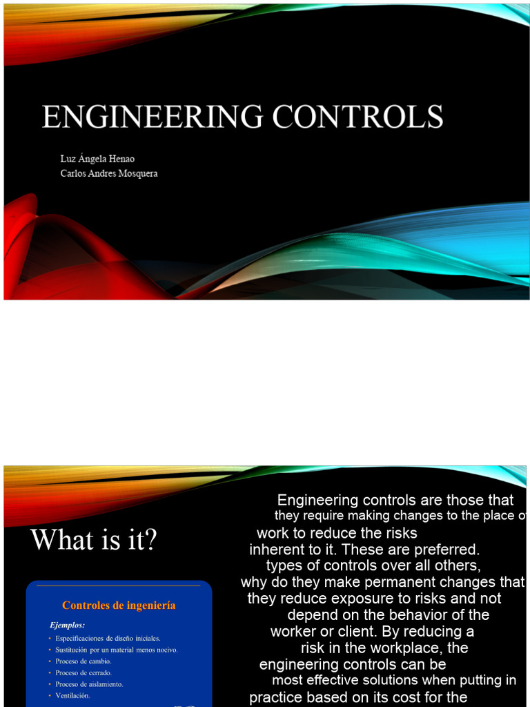 Engineering Controls | PDF | Risk | Occupational Safety And Health