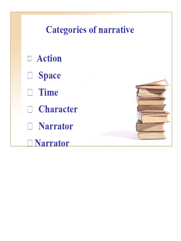 Categories of Narrative | PDF | Narration | Narrative