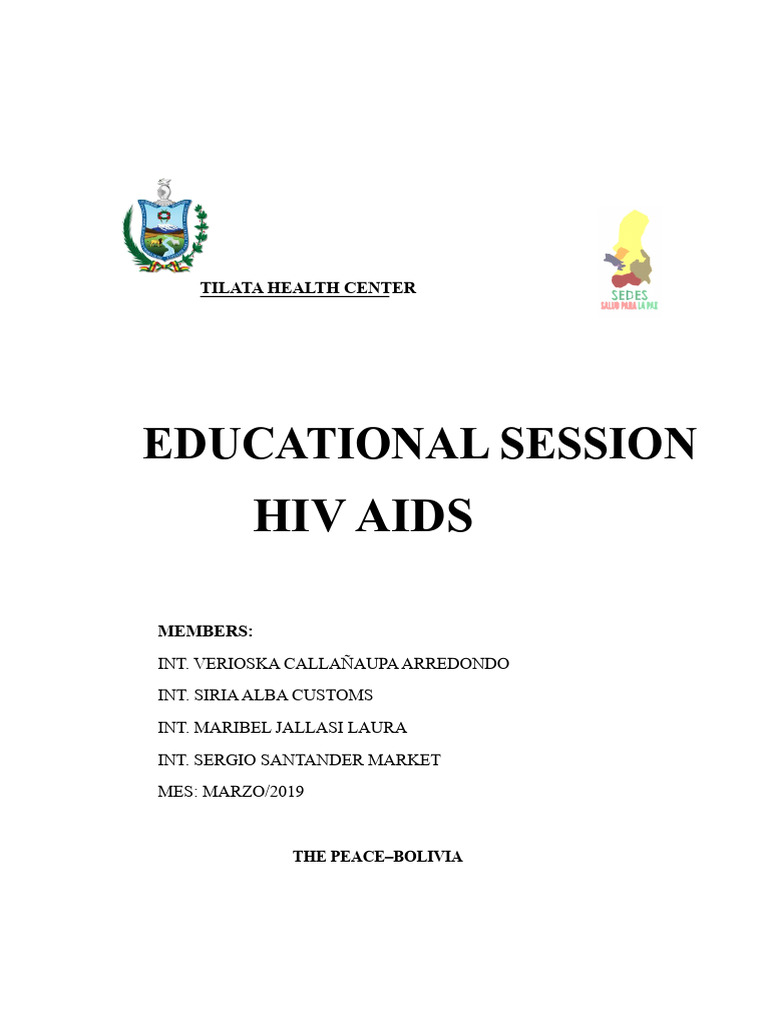 Educational Session HIV AIDS | PDF | Hiv/Aids | Hiv