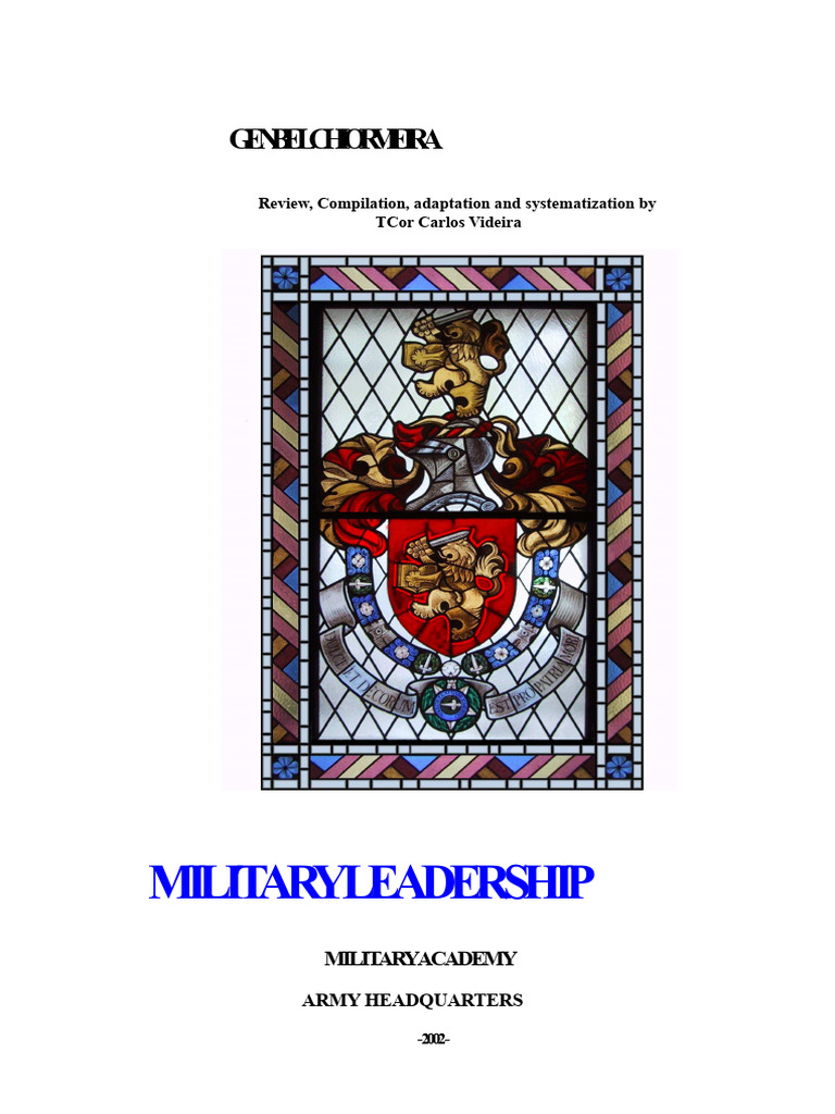 Book Military Leadership GEN Belchior Vieira | PDF | Leadership | Military