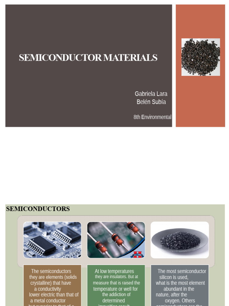 Semiconductor Materials | PDF | Semiconductors | Valence (Chemistry)