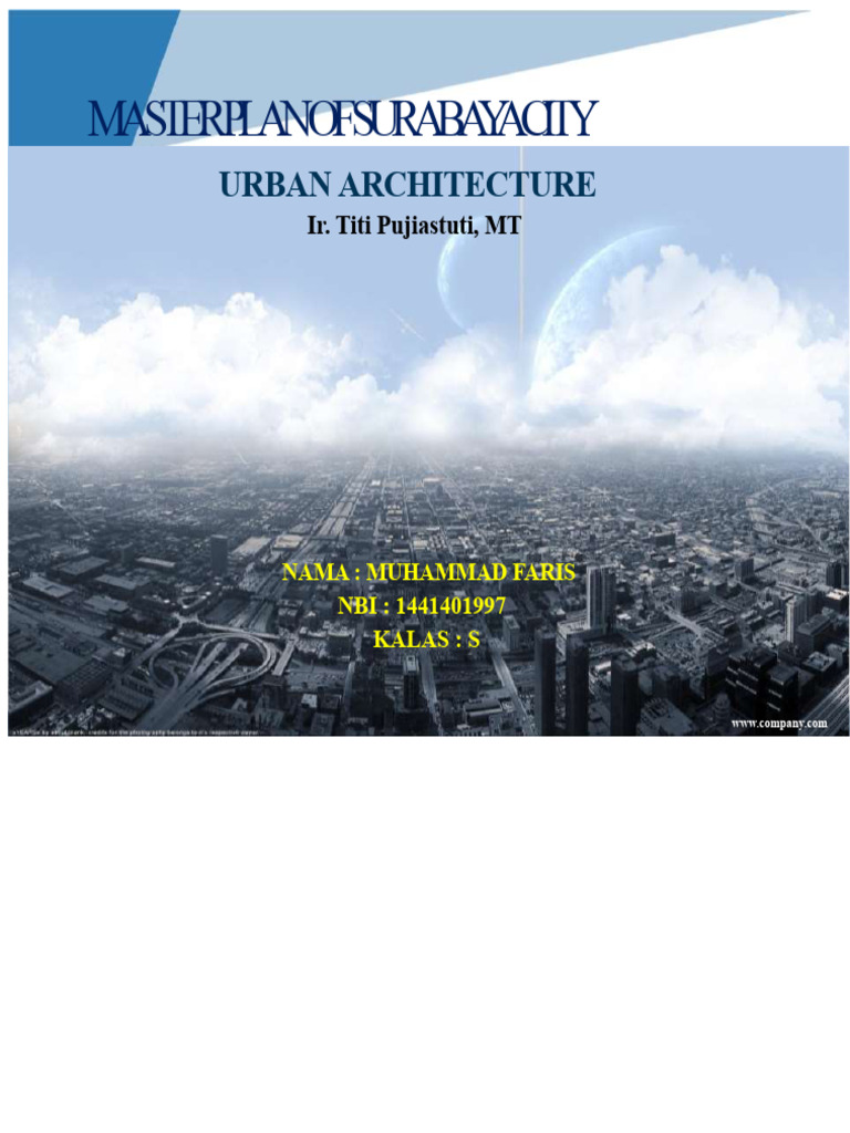 master plan of the city of Surabaya | PDF | Transport | Sustainable Transport