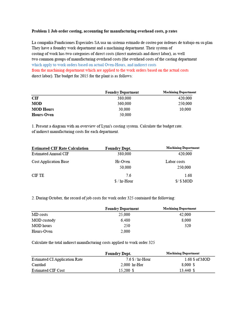 Exercises-Horngren-Costing-Job Orders-Developed | PDF | Management ...