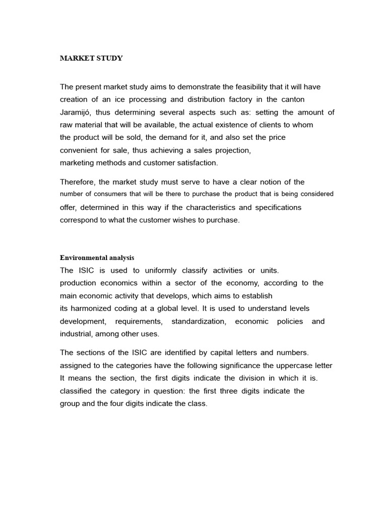 Ice Market Study | PDF | Marketing | Market (Economics)
