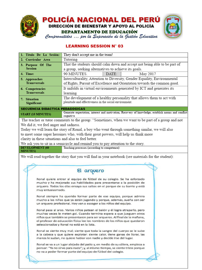 I Am Not Accepted On The Team! | PDF | Behavior Modification ...