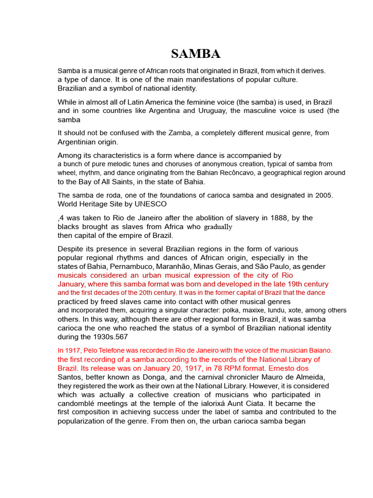 History of Samba | PDF