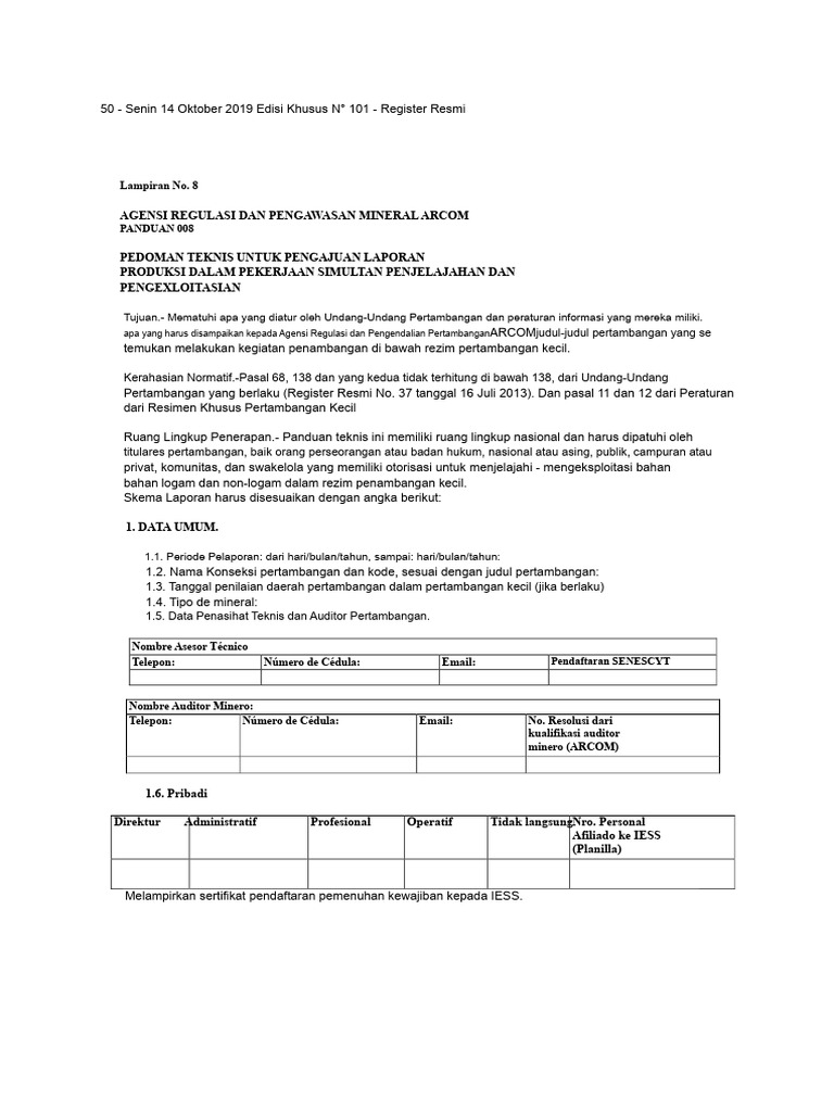 PEDOMAN TEKNIS 008 LAPORAN PRODUKSI DALAM PEKERJAAN SIMULTAN | PDF