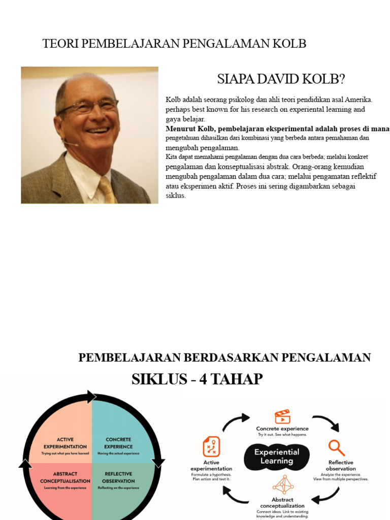 Teori Pembelajaran Eksperiensial Kolb | PDF