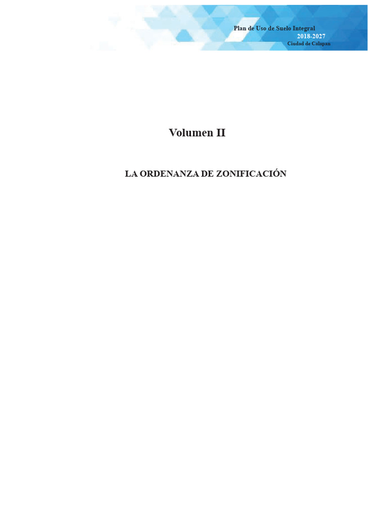 Clup 2018-2027 -Volumen II | PDF | Zonificación | Agricultura