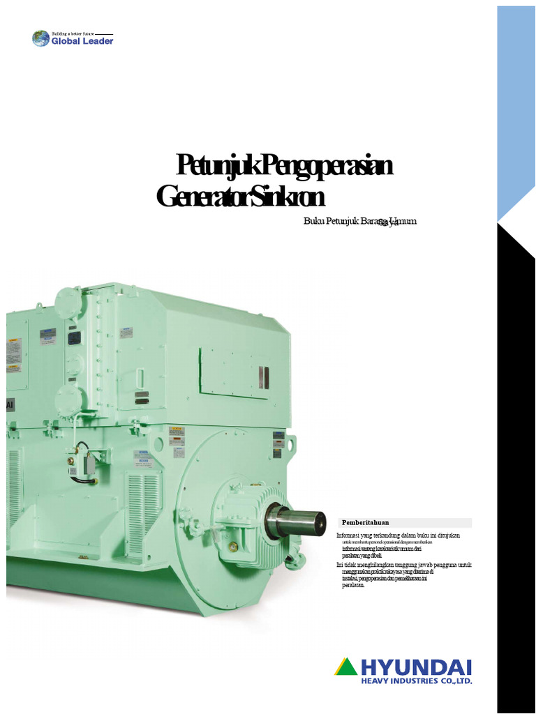 Panduan Operasional Generator Sinkron | PDF